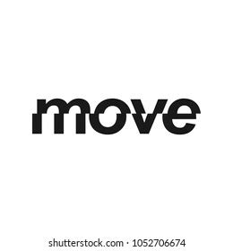 Move Word Logo Vector Stock Vector Royalty Free Shutterstock