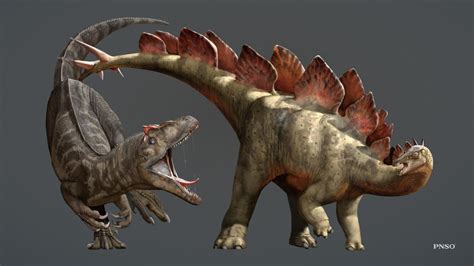 Was Allosaurus An Active Hunter Of Stegosaurus R Dinosaurs