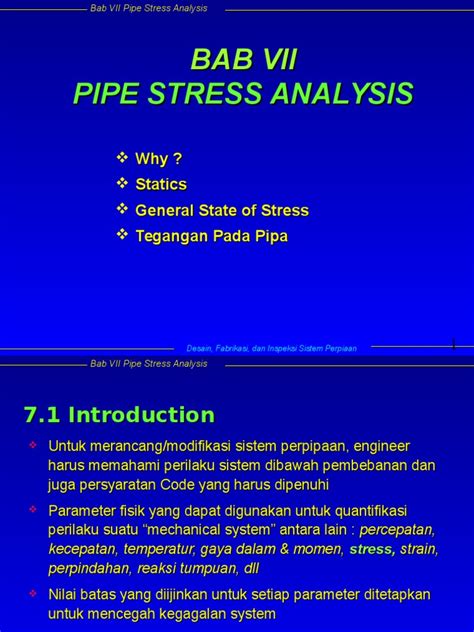 Pipe Stress Analysis Pdf