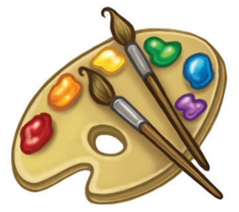 Clip Art Artist Palette