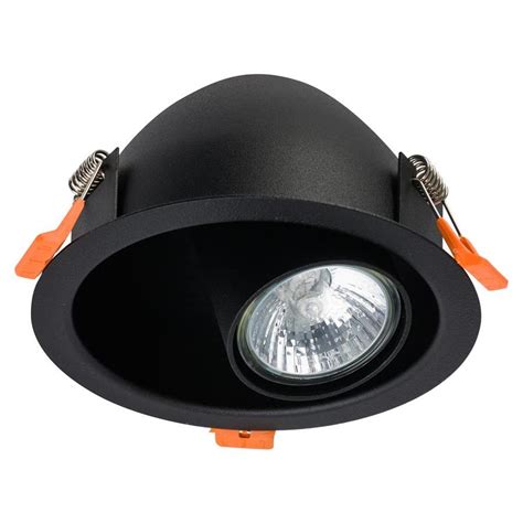 Lampa Sufitowa Wpuszczana Dot Czarny R Cm O Wietlenie Phenomena Light
