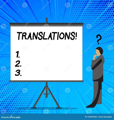 Word Writing Text Translations Business Concept For Written Or Printed Process Of Translating
