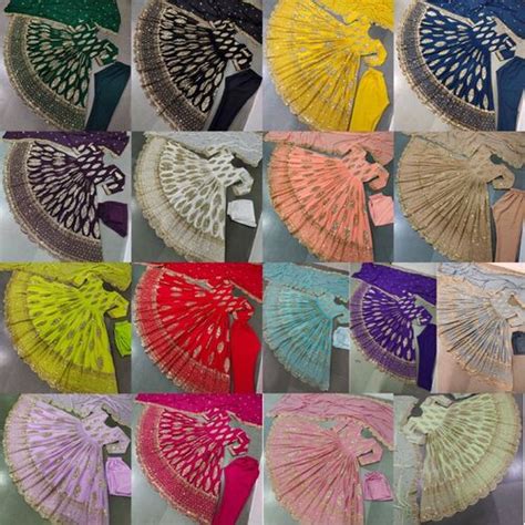 Women Designer Party Wear Look Heavy Embroidery Sequence Work Gown Hand