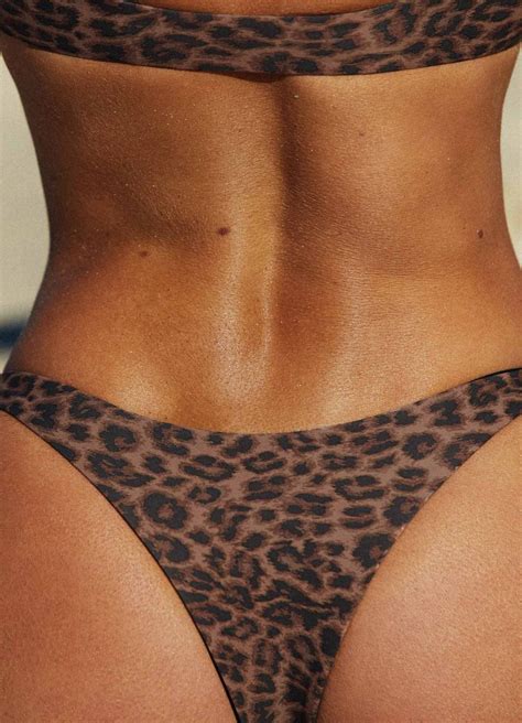 Leopard Triangle Bikini Top Ark Swimwear