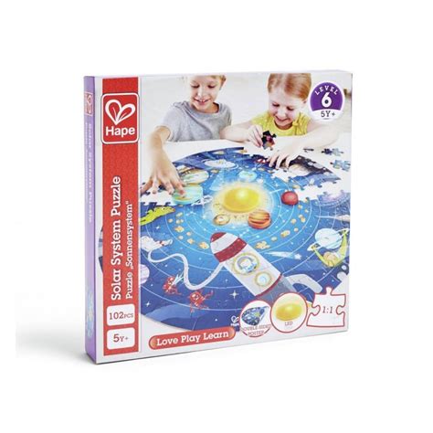 PUZZLE DEL SISTEMA SOLAR 102 PIEZAS HAPE Puzzles