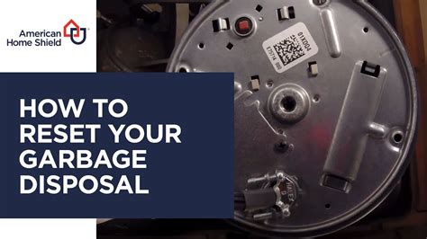 Garbage Disposal Repair - How To Reset Your Garbage Disposal With A Reset Button - YouTube