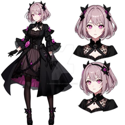 Goth Gf Character Sheet By Definesleep On Deviantart