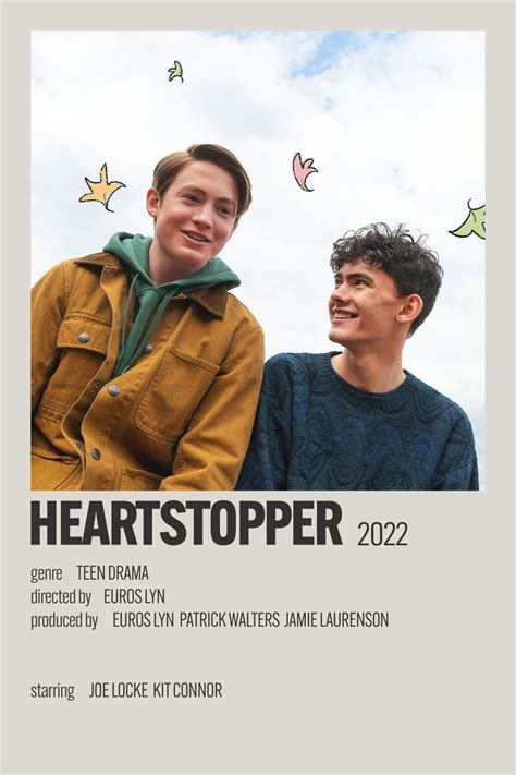 Heartstopper Alternative Minimalist Movieshow Polaroid Poster By