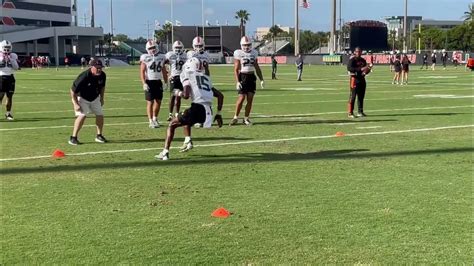 Miami Hurricanes Db Drills March 28 Youtube