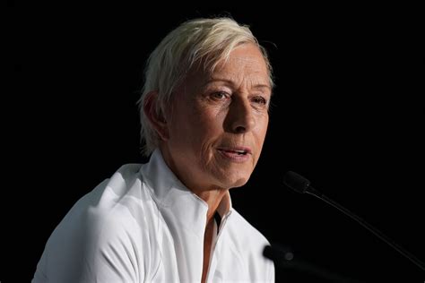 Martina Navratilova Denies Traveling To Saudi Arabia For Wta Finals