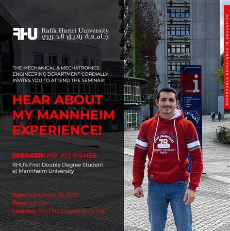 Ali Wehbi On Linkedin Excited To Share My Mannheim Experience 🇱🇧🇩🇪 If