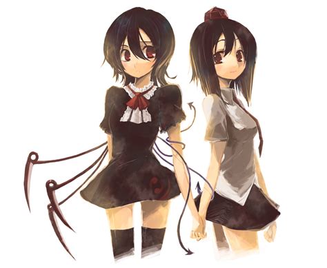 Shameimaru Aya And Houjuu Nue Touhou Drawn By Akanagi Youto Danbooru