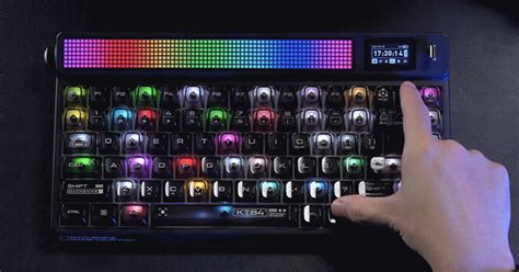 The Machenike KT84 Mechanical Keyboard Has A Programmable Dot Matrix
