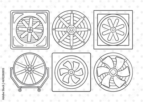 Industrial Fan Clipart Industrial Fan Svg Ventilation Fan Svg