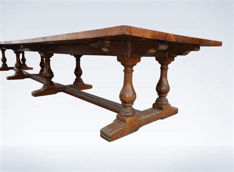 6 Metre Antique Oak Refectory Table Victorian Arts Crafts