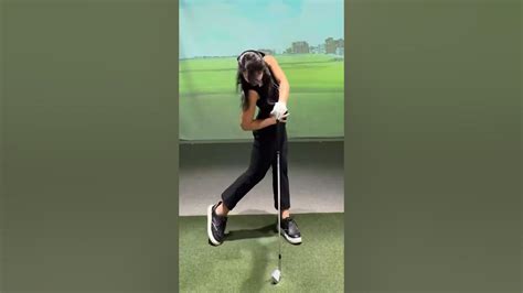 진정한 힙턴 느낌 그대로 🖤 • 이미지트레이닝 Klpga 정혜윤 프로 레슨판교분당 Crownhyj 골프 Golf Klpga Youtube