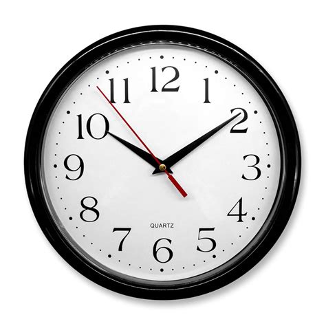 Horloge Murale Classique En Noir Et Blanc Ø25 Cm Wall Artfr