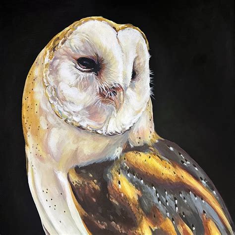I Started This Barn Owl Painting Last Summer And I Am Happy To Say It