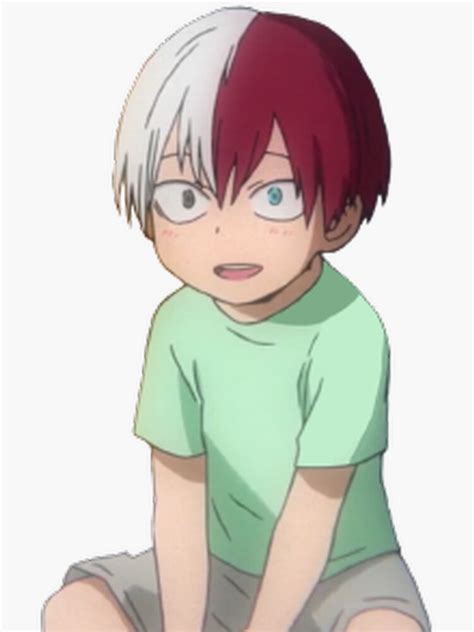 Smol Shoto Todoroki BNHA MHA Sticker For Sale By Itsyowitch Redbubble