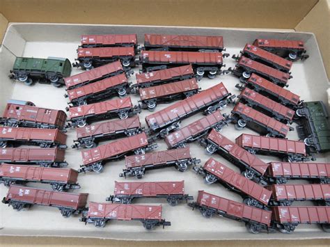 Piko Set 36 X Güterwagen Offen Rot Ohne