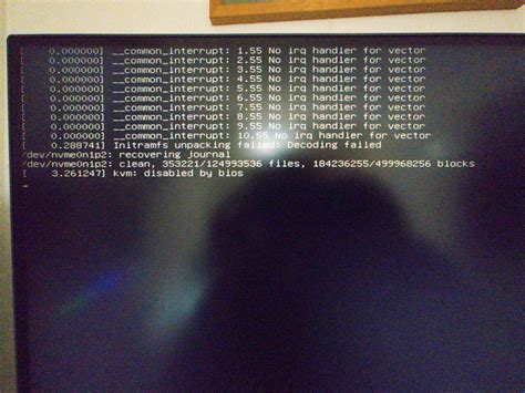 Boot Issues Rubuntu