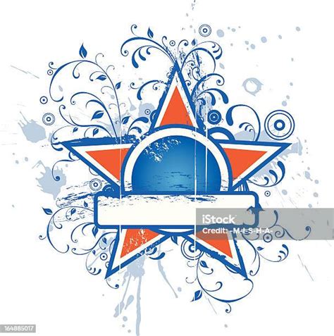 Grunge Vector Floral Frame向量圖形及更多塗抹成型圖片 塗抹成型 大自然 復古風格 Istock