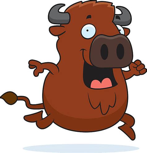 running buffalo illustrations royalty free vector graphics and clip art