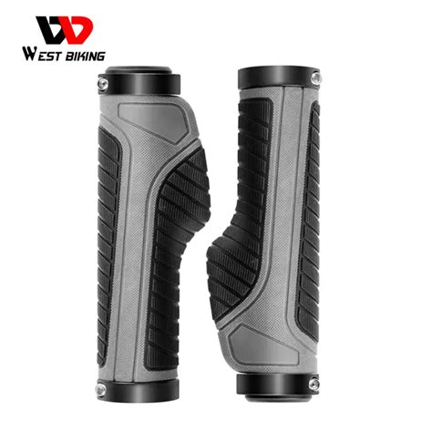 Ghi Ng Xe P Tay N M Xe P West Biking Ghi Ng Xe P Grips Cao Su Ch Ng Tr T Mtb Ti N