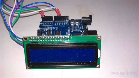 I2c Lcd With Arduino Display Scrolling Text And Custom 55 Off