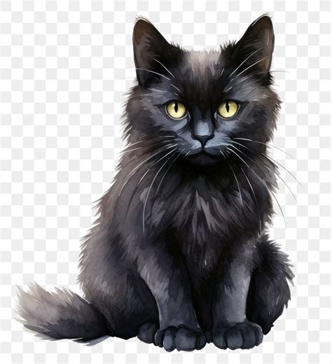 Black Cat Png Real