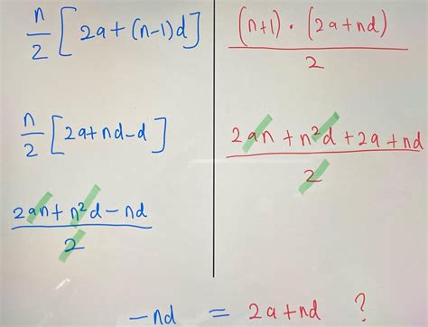 the sum of arithmetic progress or sequence as it s known in some