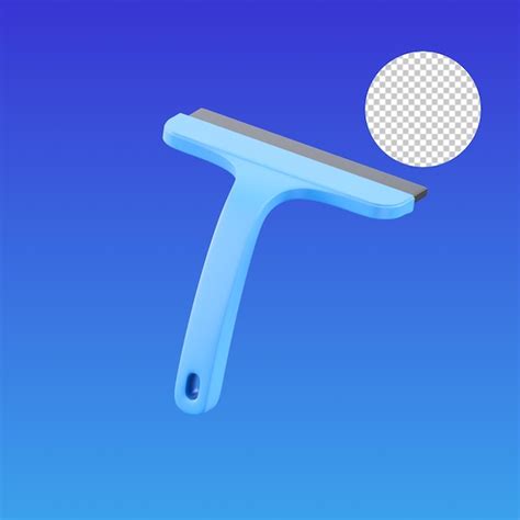 Premium Psd Window Wiper 3d Illustration