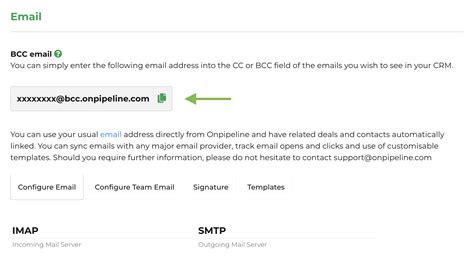 Bcc Email Onpipeline Help Center