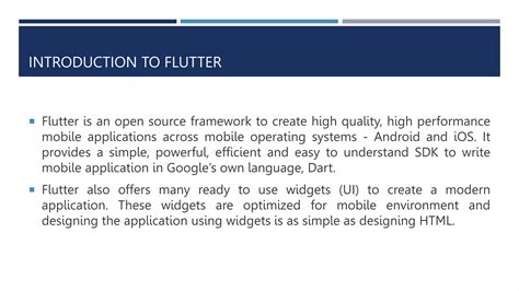 Chapter 2 Flutter Basics Lecture 1pptx