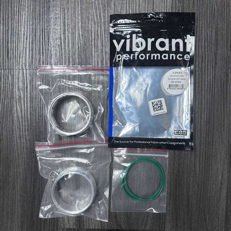 Vibrant Hd Aluminum Weld Ferrules W O Rings