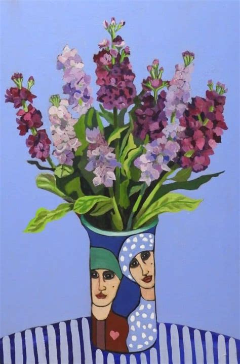 Stocks In A Julie Patterson Vase By Sharman Feinberg Ladder Art Space