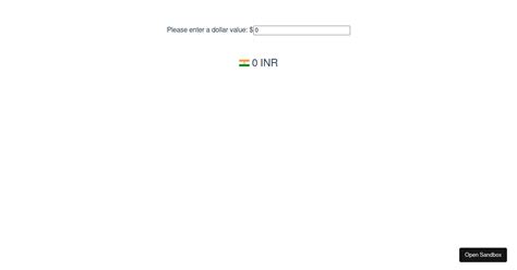 Currency Convertor Codesandbox