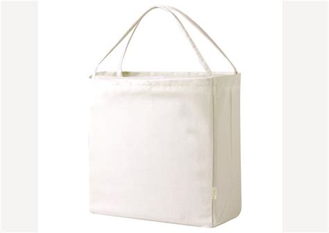 Beach Bag I Genanvendt Bomuld Gsm Gr Nt Kontor