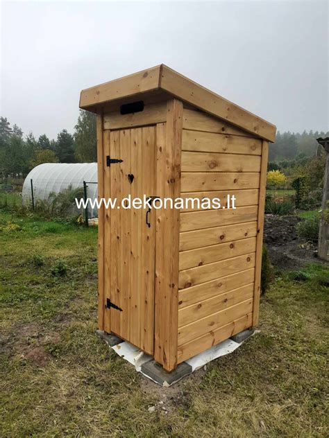 Medinis Lauko Tualetas 1×1 M Dekosodaslt