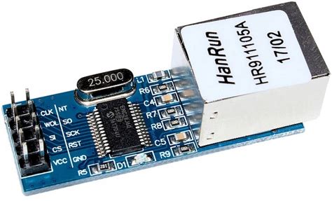 ModuŁ Sieciowy Ethernet Mini Enc28j60 Spi Arduino 7180799095
