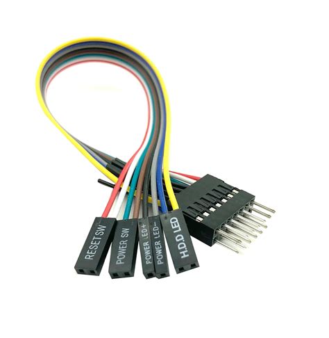 Amazon Com YOUKITTY 8 Pin To ATX Motherboard Power Switch Dupont Adapter Cable For PC Chassis
