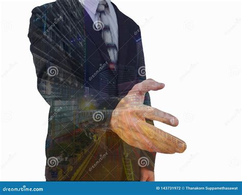 Hombre De Negocios Que Ofrece Su Mano Para El Apret N De Manos Saludo O
