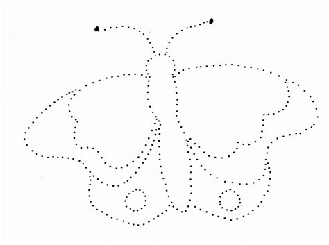 Butterfly Dot Drawing Art Starts