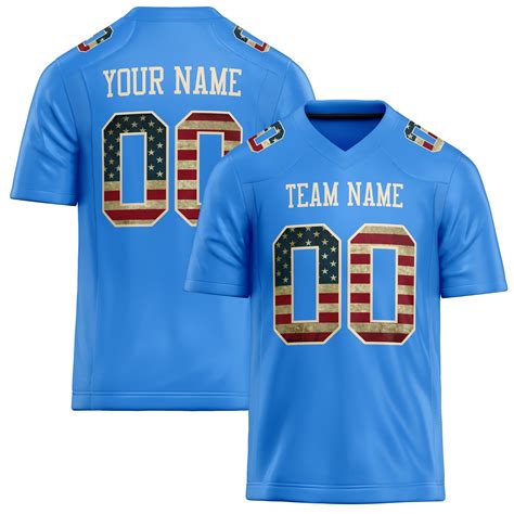 Electric Blue Football Customyouridea