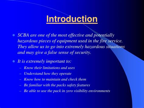 Ppt Scba Powerpoint Presentation Free Download Id1141300