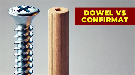 Cabinet Construction Dowel Or Confirmat Youtube