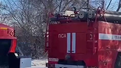 Спасли кота из горящего дома