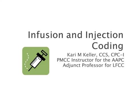 Ppt Injection And Infusion Coding Understanding The Basics Impact On Ers Sds And Obs