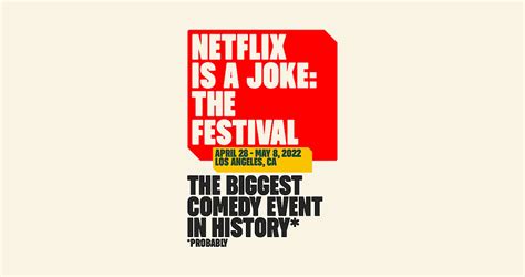 Netflix Is A Joke Festival Adds New Events To Lineup Netflix Tudum