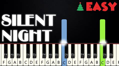 Silent Night Easy Piano Tutorial Sheet Music By Betacustic Youtube